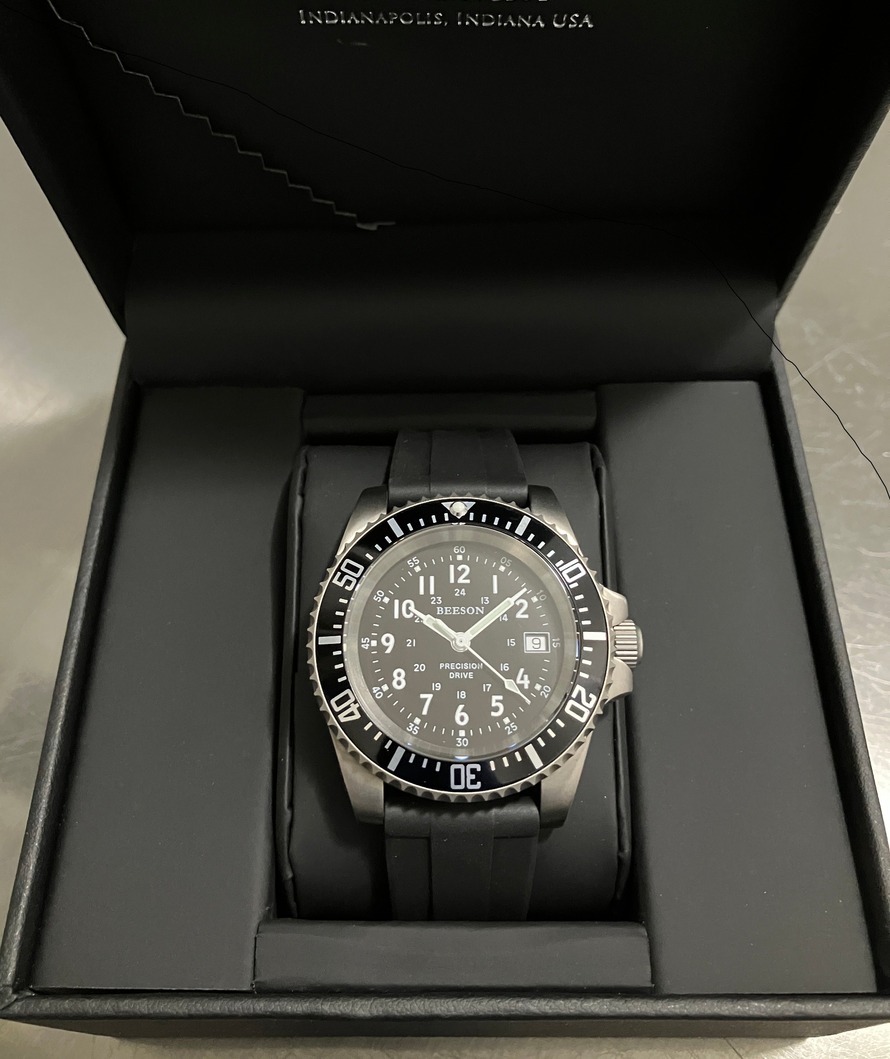 Titanium Field Dive Watch HAQ 40mm - High Accuracy Swiss ETA PreciDriv ...